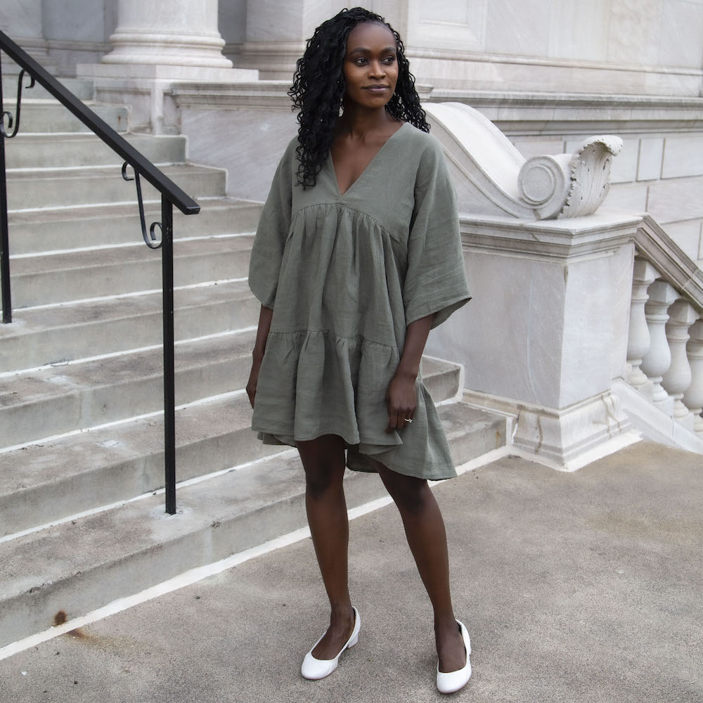 Short Tiered Dress - Hackwith Design House