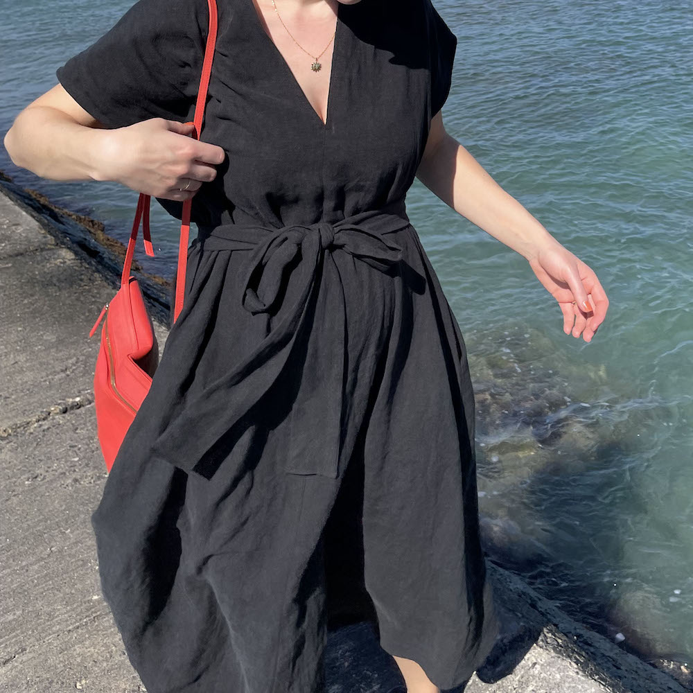 Double V Swing Dress - Hackwith Design House