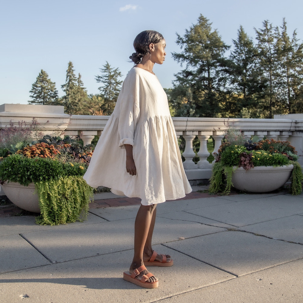 Short Oversized Dress - Hackwith Design House