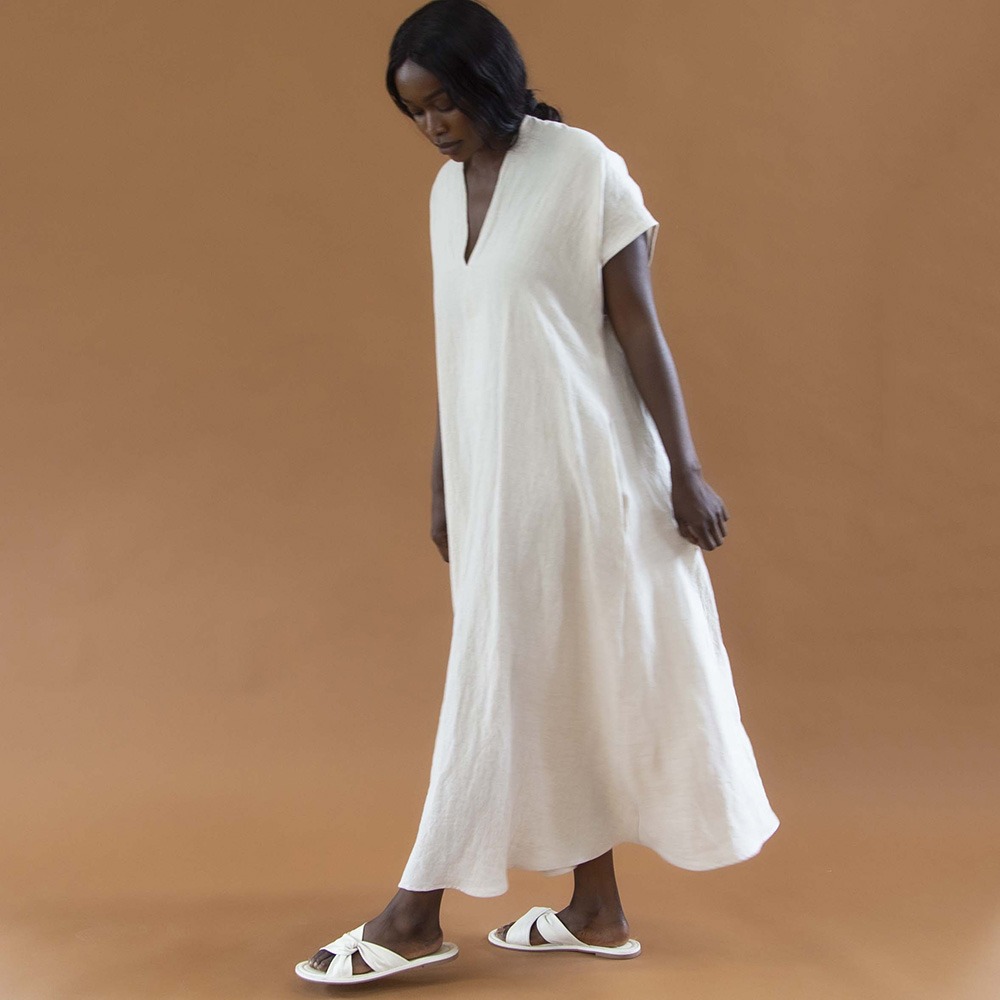 Double V Swing Dress - Hackwith Design House