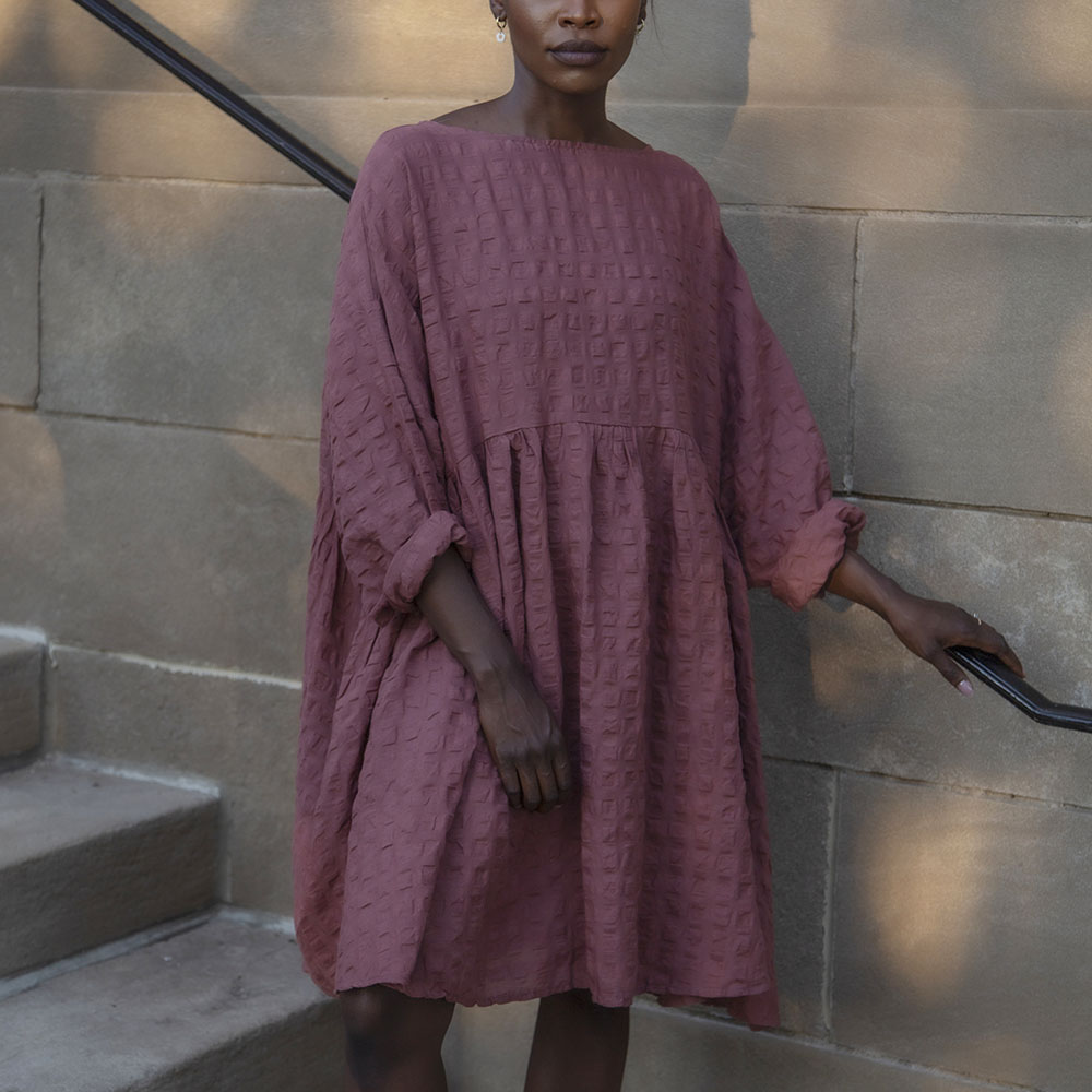 Short Oversized Dress - Hackwith Design House