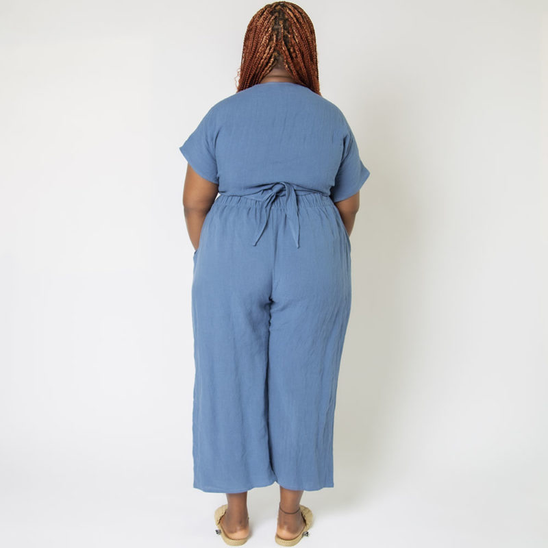 Short Sleeve Tie Top - Hackwith Design House