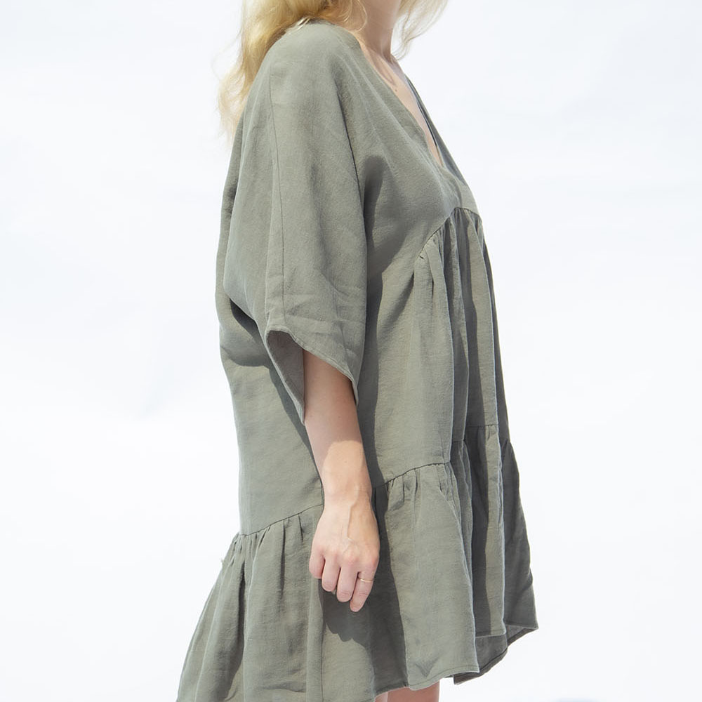 Short Tiered Dress - Hackwith Design House