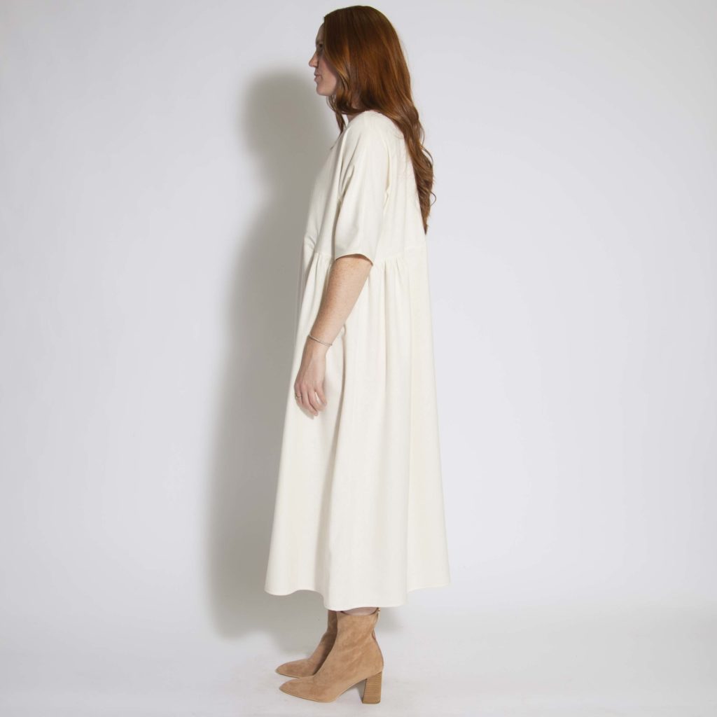 Gathered Midi Dress - Hackwith Design House