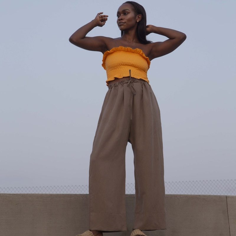 Ruffle Tube Top - Hackwith Design House