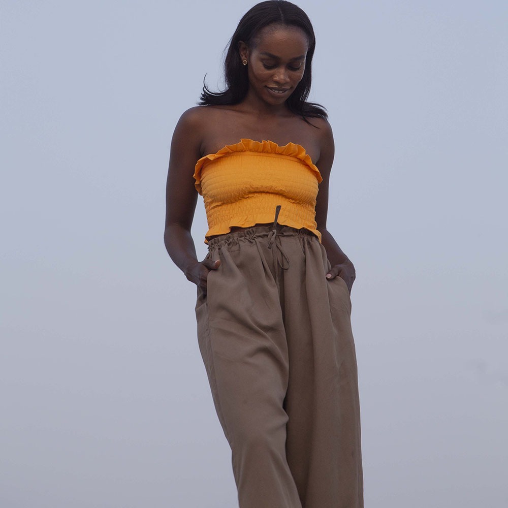 Ruffle Tube Top - Hackwith Design House