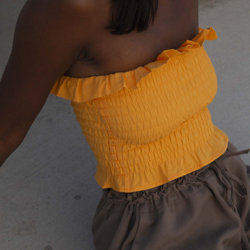 Ruffle Tube Top - Hackwith Design House