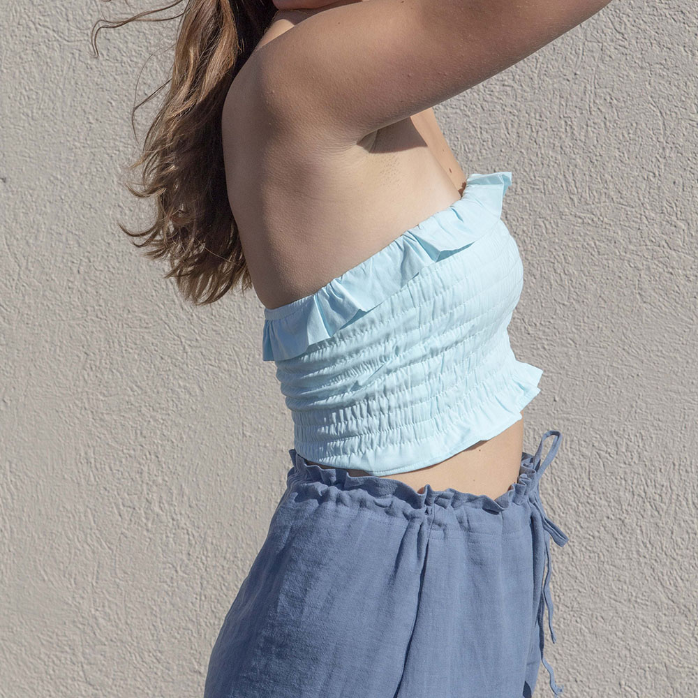 Ruffle Tube Top - Hackwith Design House