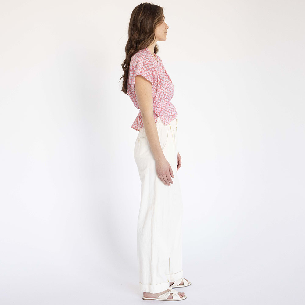 Double V Wrap Top - Hackwith Design House