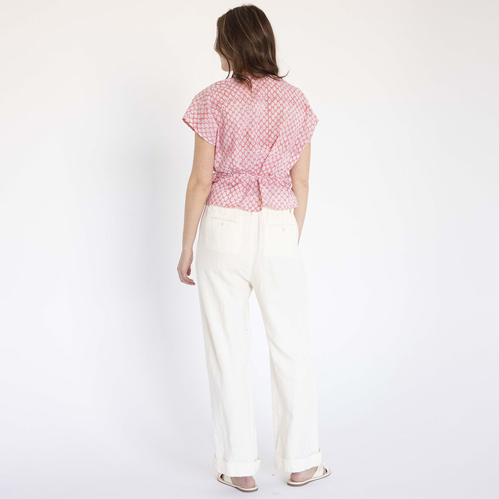 Double V Wrap Top - Hackwith Design House